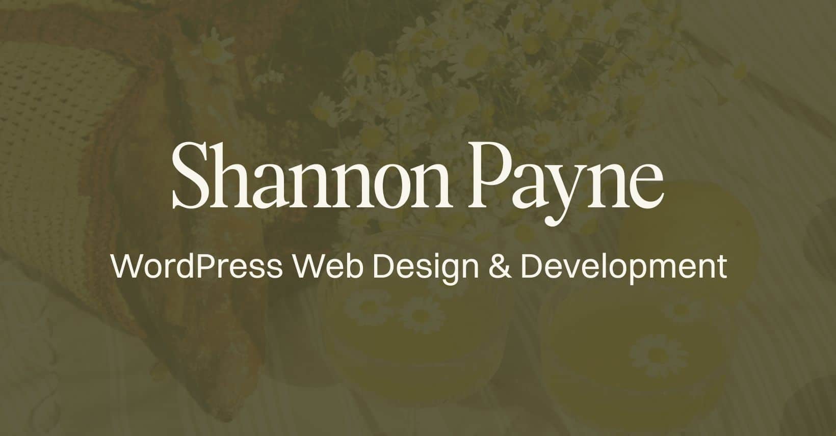 Shannon Payne | WordPress Web Design | Canberra, Australia